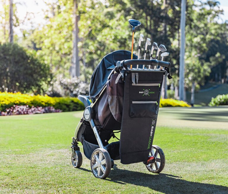 Baby and Kid Caddie! This is a golf bag for your stroller